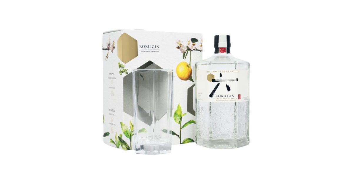 Suntory Roku Gin Glass Gift Pack | The Chamber