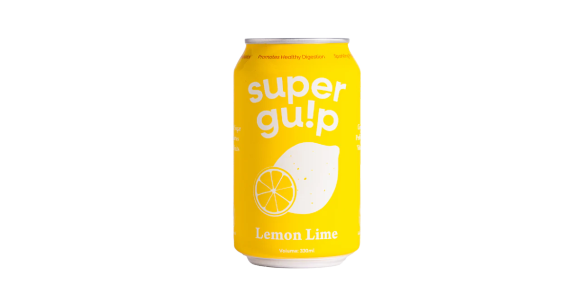 Supergulp Lemon Lime Sparkling Prebiotics | The Chamber