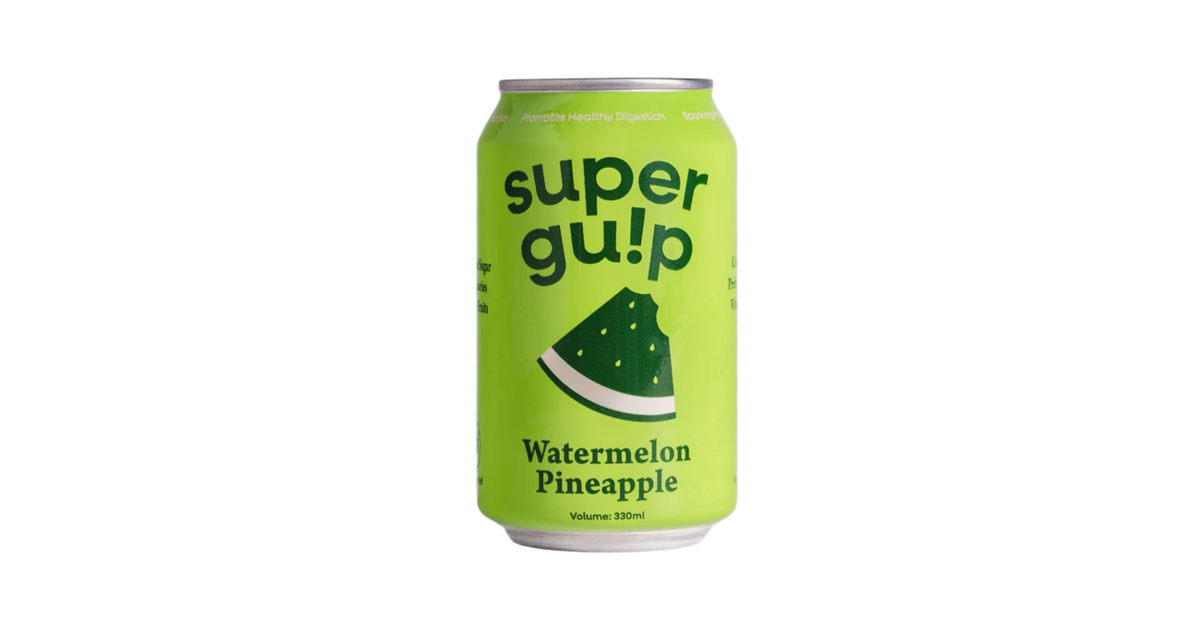 Supergulp Watermelon Pineapple Sparkling Prebiotics | The Chamber