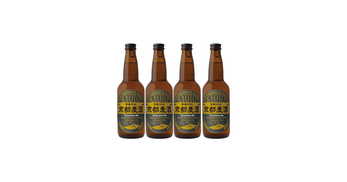 Kizakura Kyoto Beer Kuromame Ale (4 x 330ml) | The Chamber