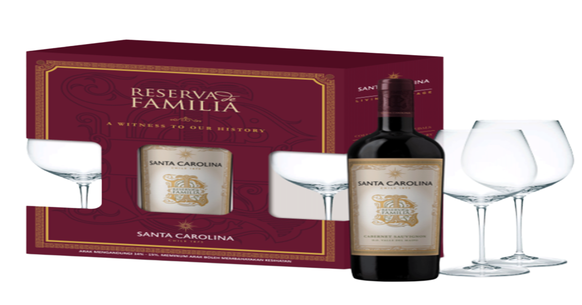 Santa Carolina Reserva Familia Cabernet Sauvignon 75cl + 2 x Wine ...