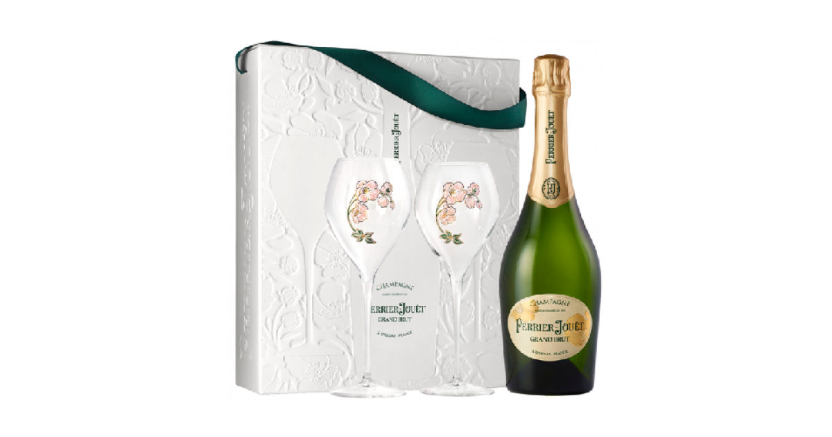 Perrier Jouet Grand Brut Gift Set | The Chamber
