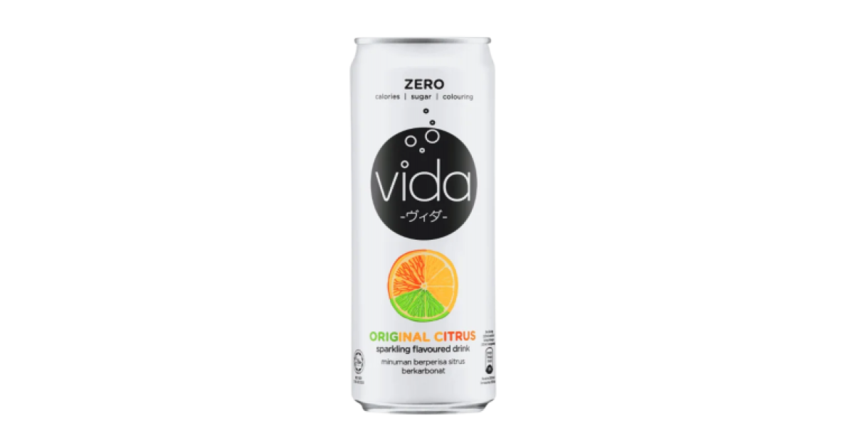 Vida Sparking Drink Original Citrus (325ml) | The Chamber