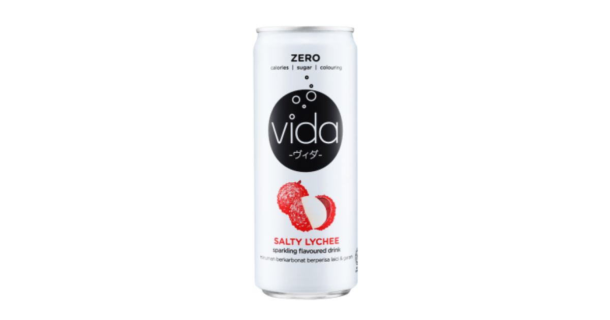 Vida Sparking Drink Salty Lychee (325ml) | The Chamber