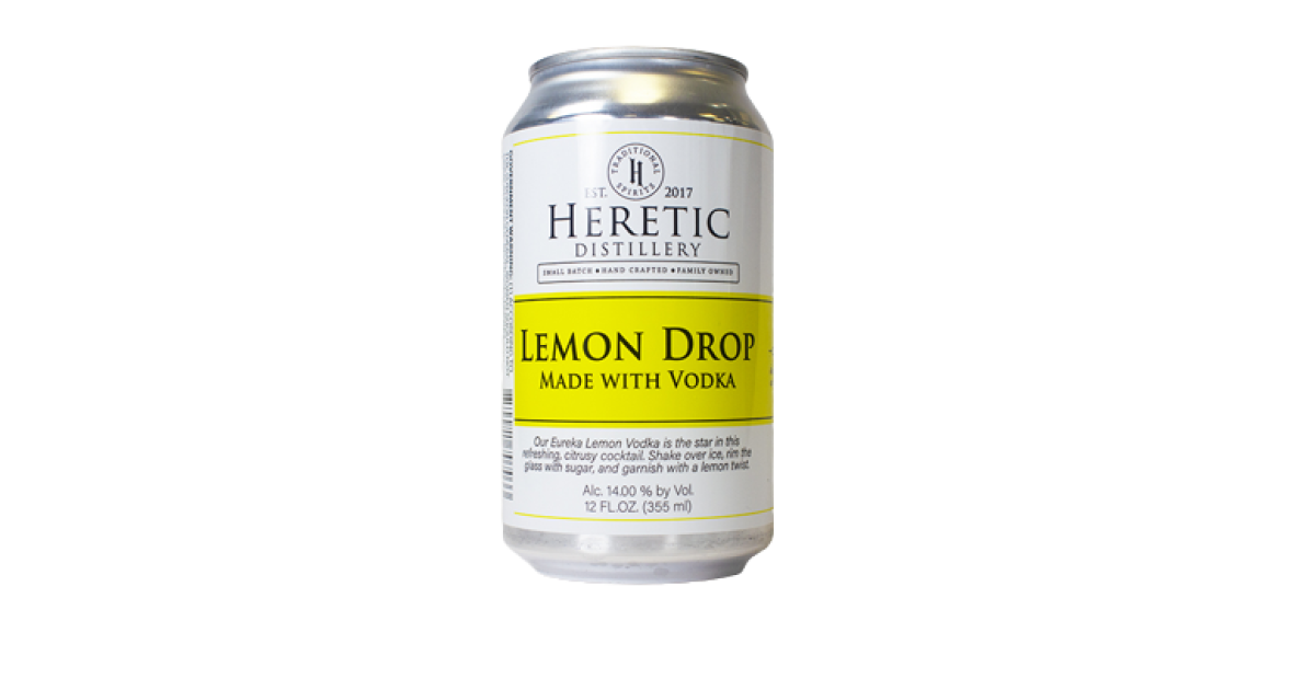Heretic Lemon Drop Made with Vodka | The Chamber