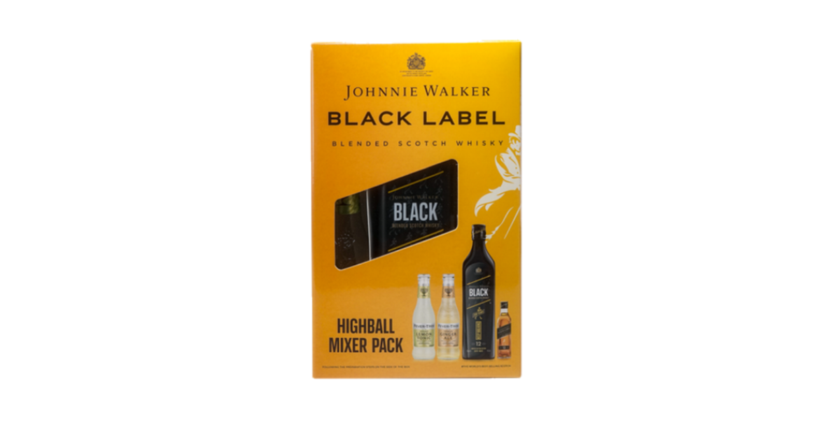 Johnnie Walker Black Label Icon Combo | The Chamber
